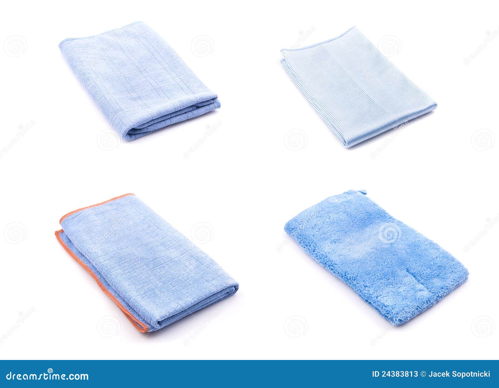 A Few Blue Rags stock image. Image of blue, dust, domestic - 24383813