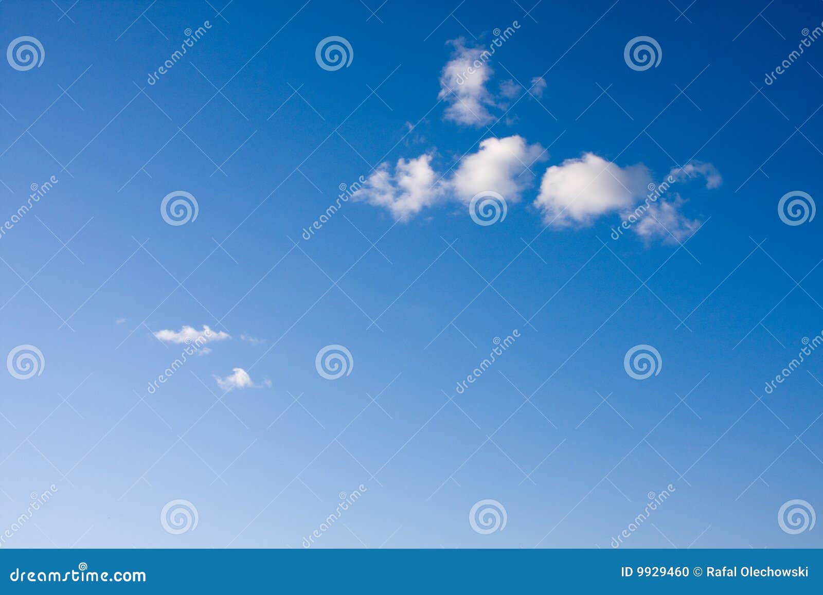 Few clouds on a blue sky stock photo. Image of scenic - 9929460