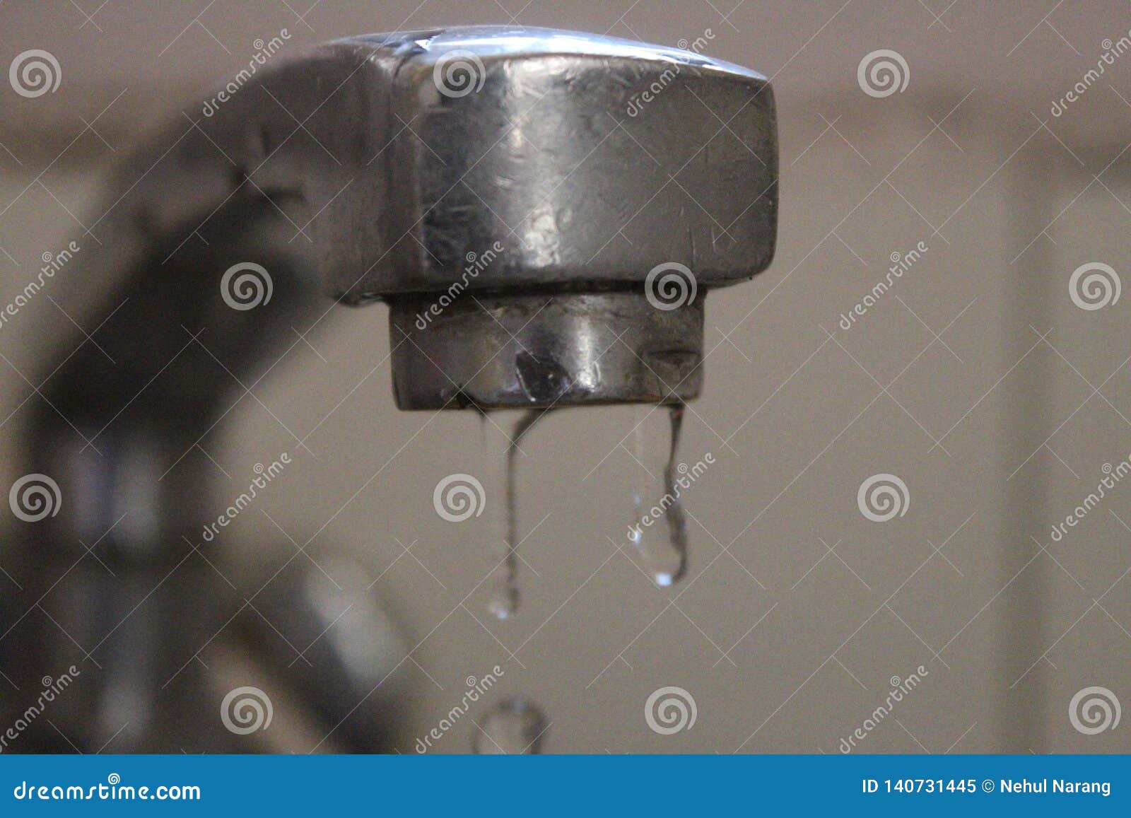 A Few Drops Falling from a Tap Stock Image - Image of drop, kitchen ...