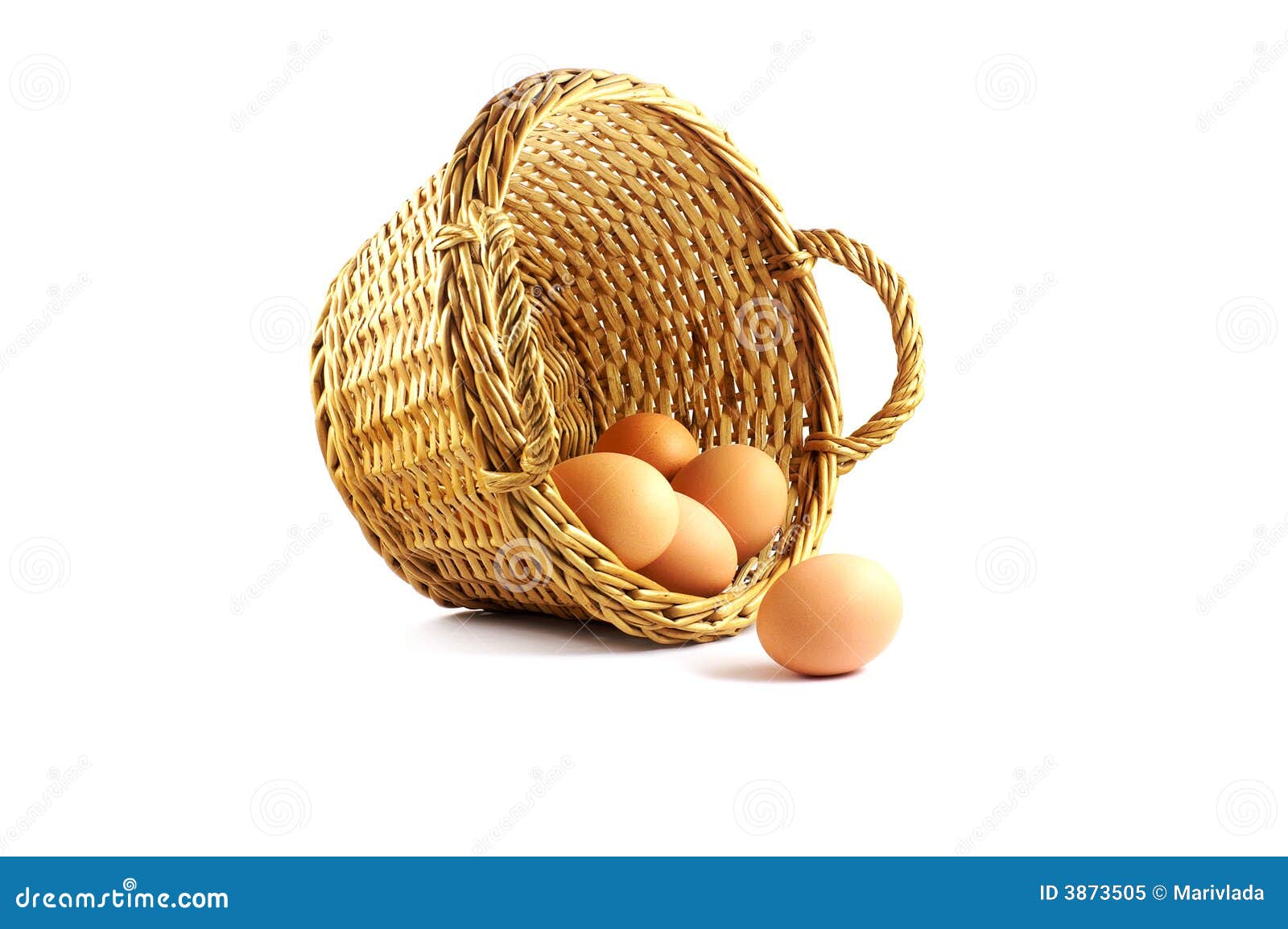 Few Eggs In A Basket Picture. Image: 3873505