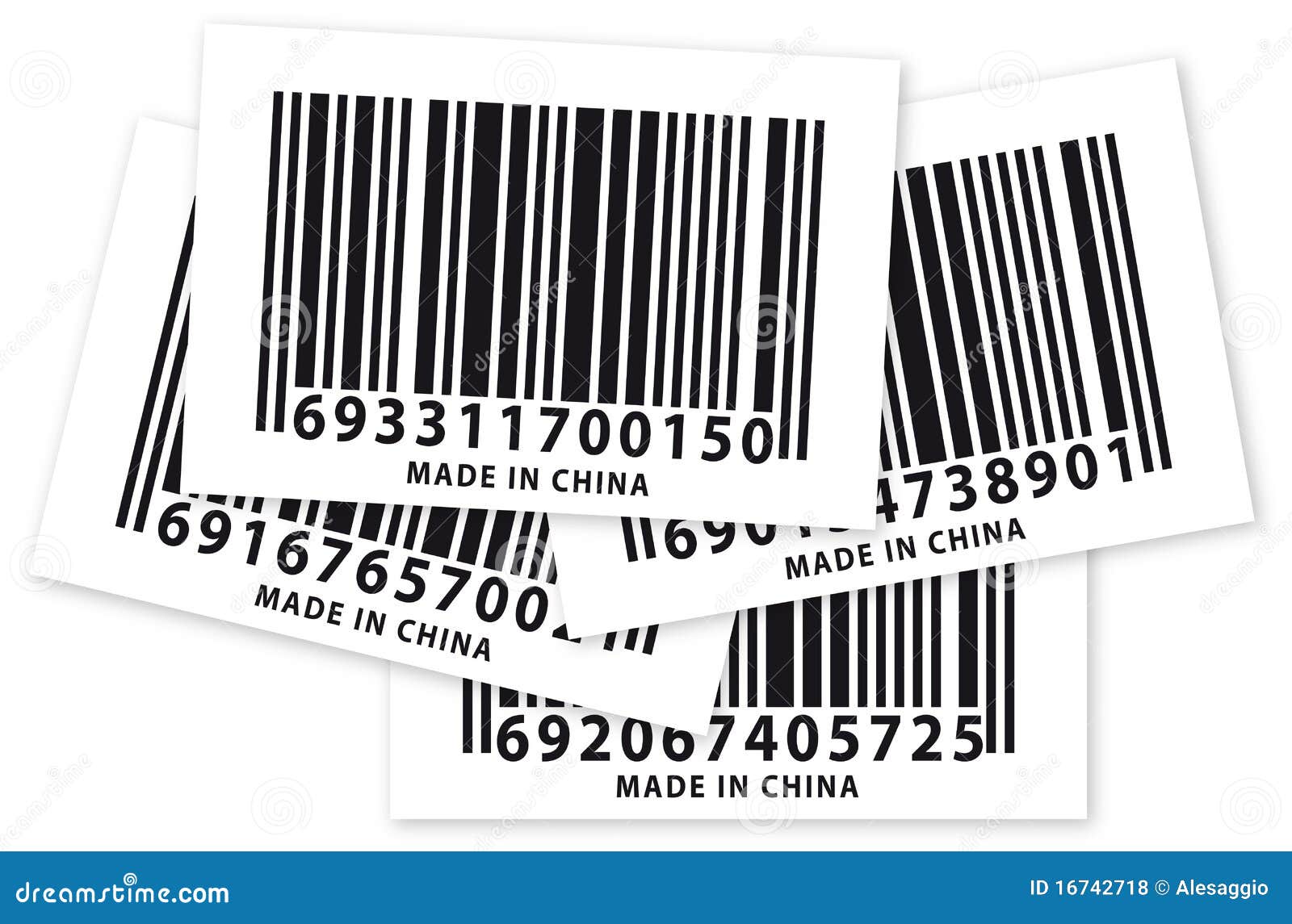 Barcode Stickers Royalty-Free Cartoon | CartoonDealer.com #51568838