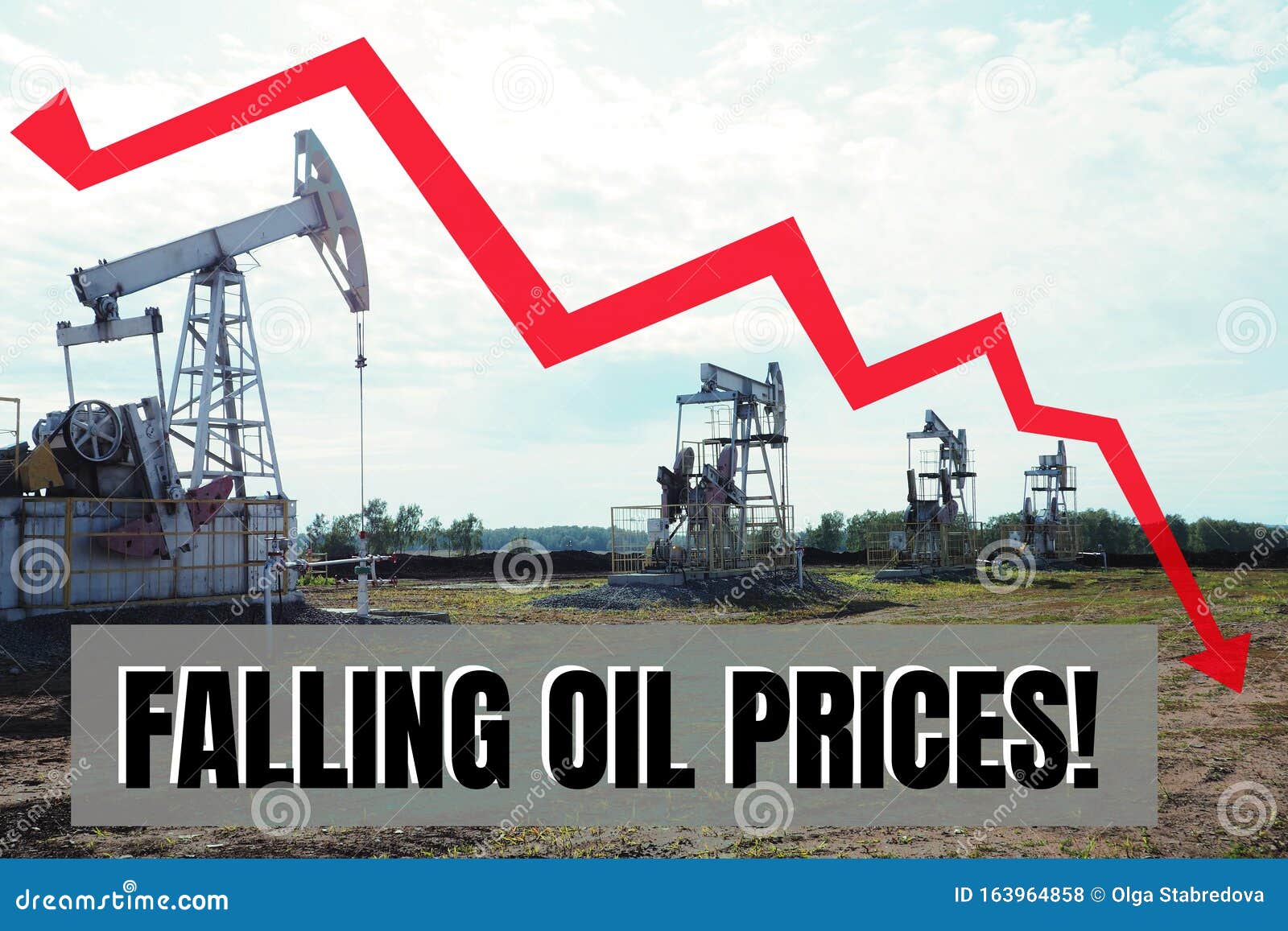 A Few Oil Rigs In The Box Say `falling Oil Prices` And A Declining ...