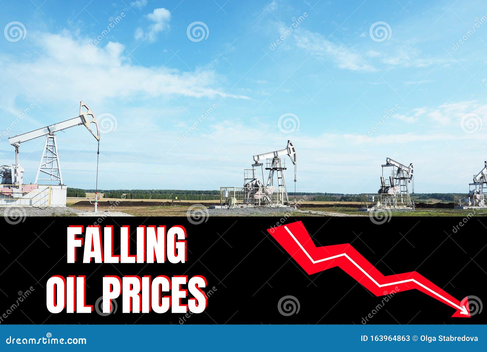 A Few Oil Rigs In The Box Say `falling Oil Prices` And A Declining ...