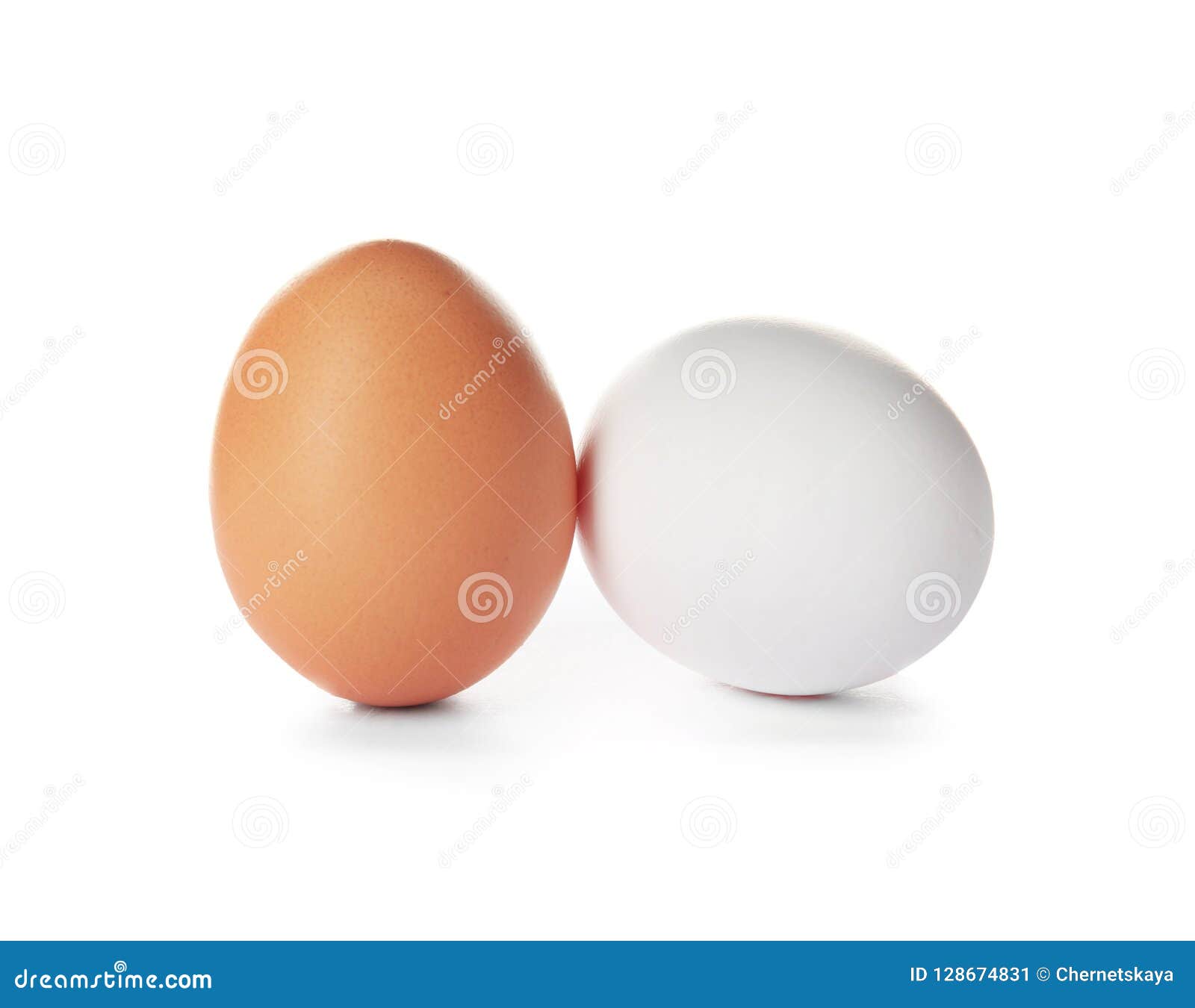 Few raw chicken eggs stock image. Image of natural, healthy - 128674831