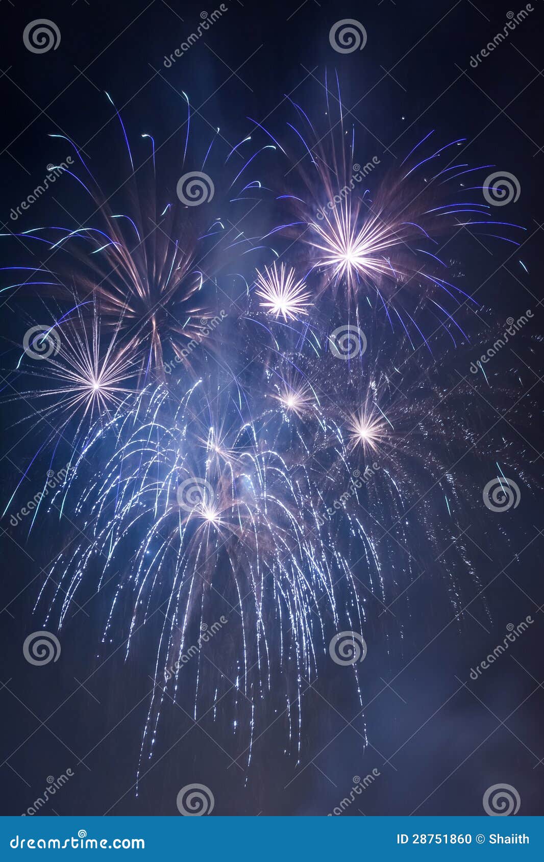 Few Small Fireworks during the Celebrations Stock Photo - Image of ...