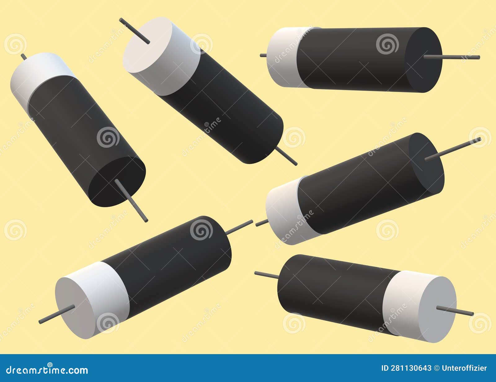 A Few Three Dimensional Models of a Diode Active Electronic Component ...