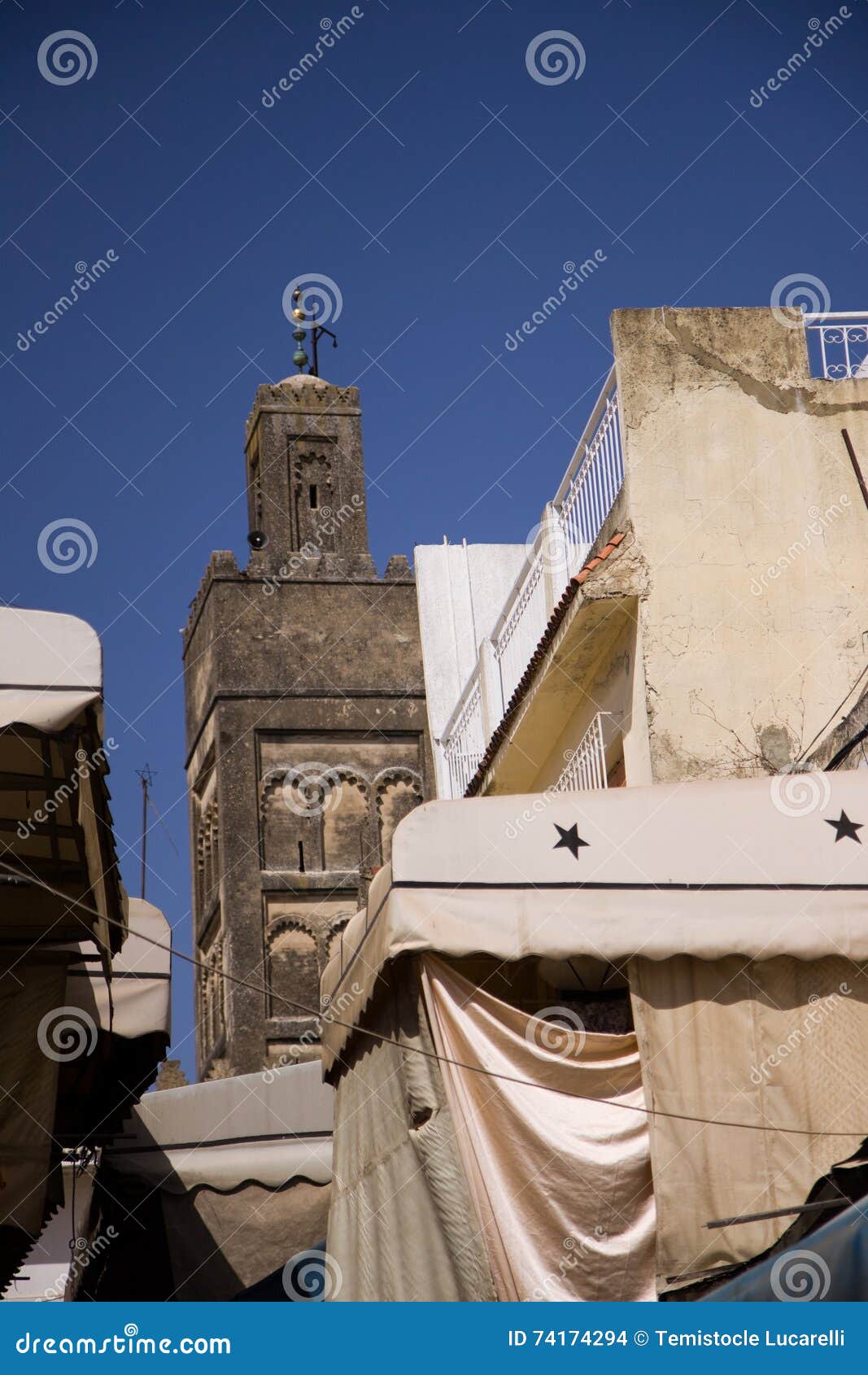 Fez building in morocco stock photo. Image of culture - 74174294