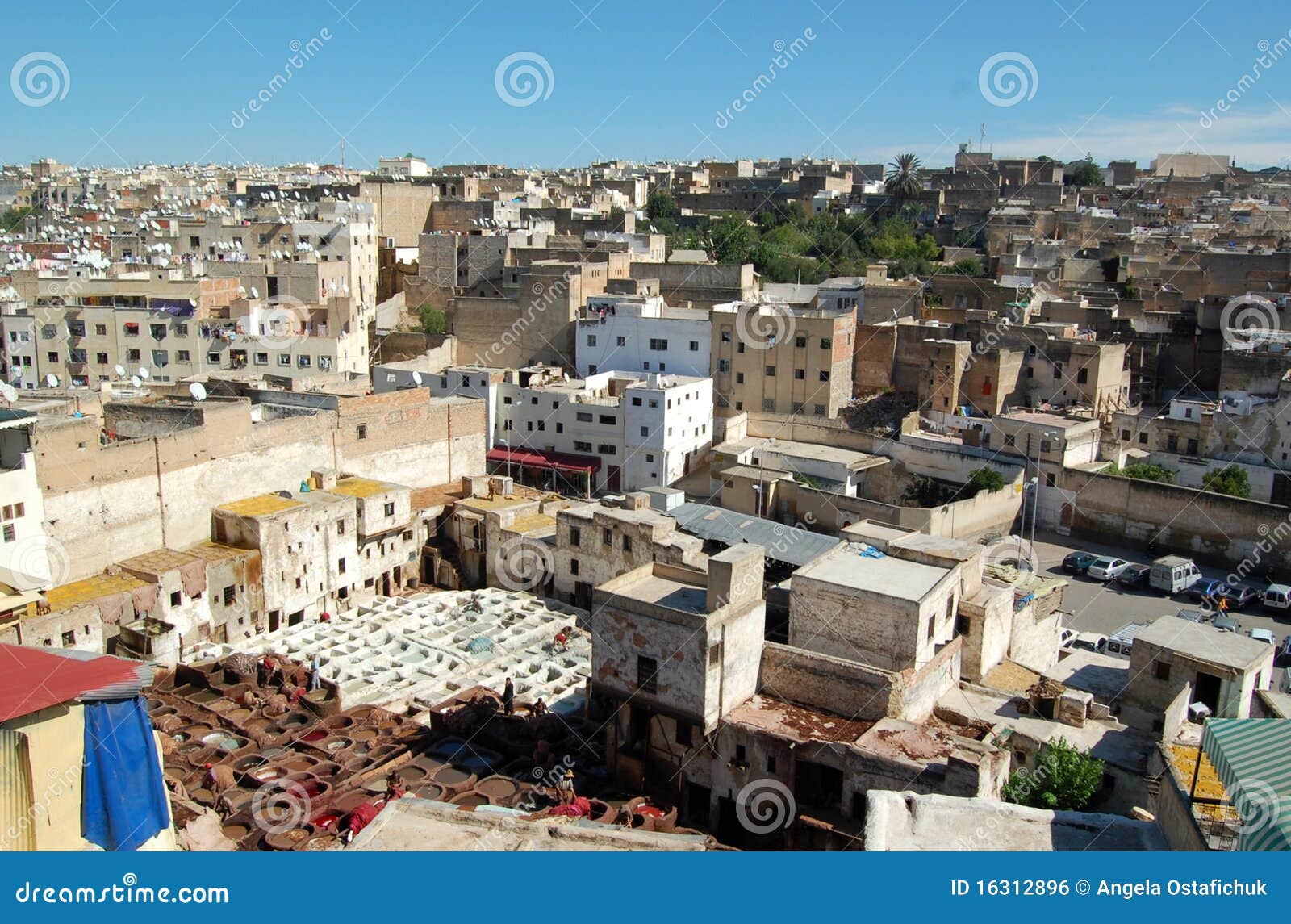 Fez city in Morocco editorial photo. Image of decoration - 16312896