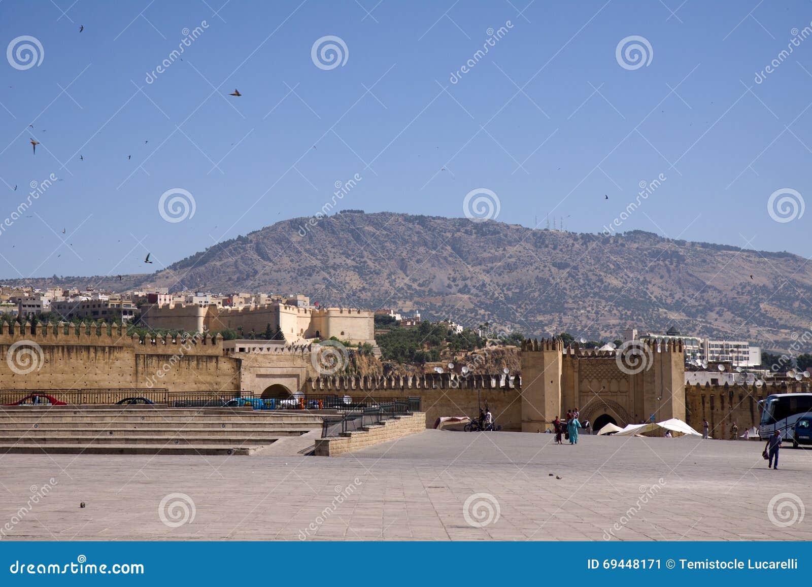 Fez walls editorial photo. Image of african, cityscape - 69448171