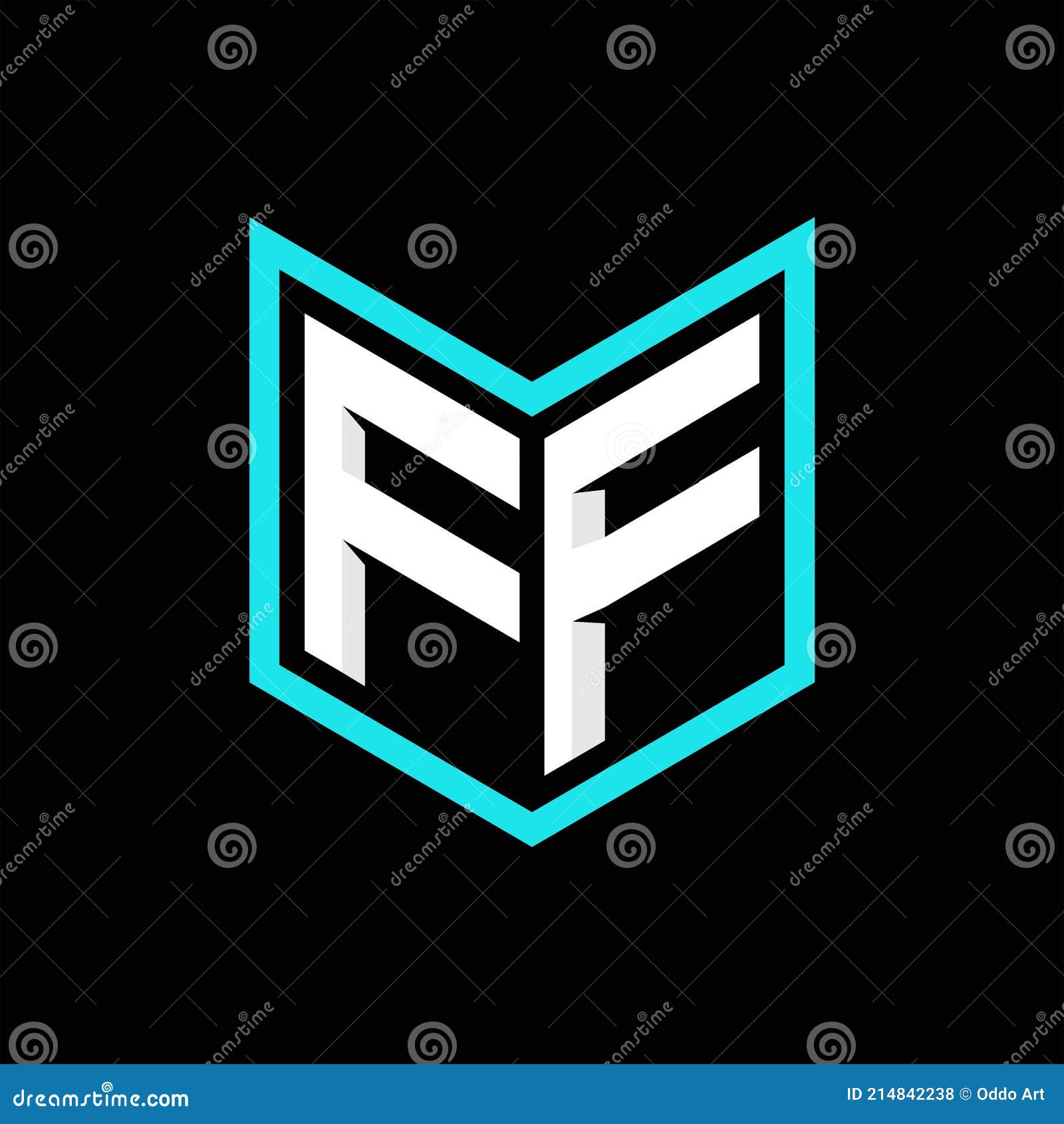 FF Initial Logo Monogram Designs Modern Templates Stock Vector ...