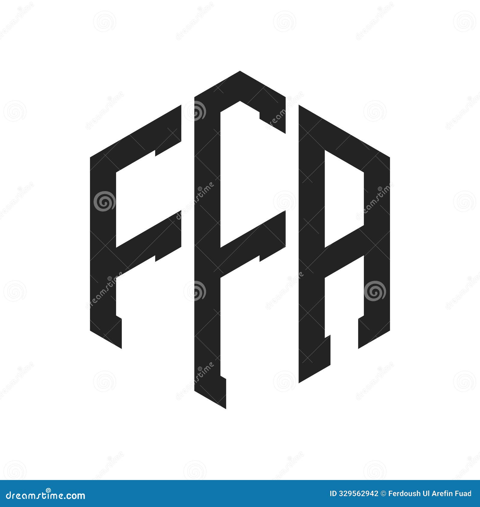 FFA Logo Design. Initial Letter FFA Monogram Logo Using Hexagon Shape ...