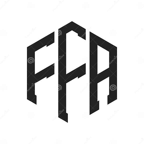 FFA Logo Design. Initial Letter FFA Monogram Logo Using Hexagon Shape ...