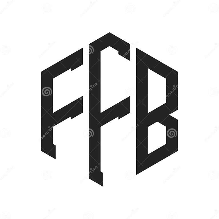 FFB Logo Design. Initial Letter FFB Monogram Logo Using Hexagon Shape ...