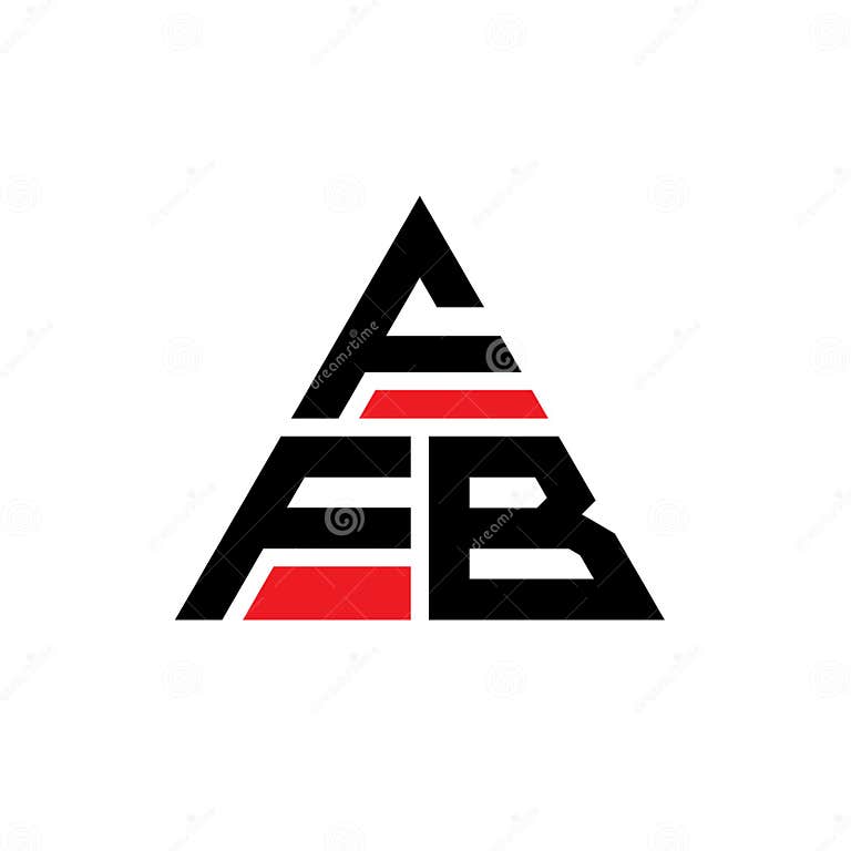 FFB Triangle Letter Logo Design with Triangle Shape. FFB Triangle Logo ...