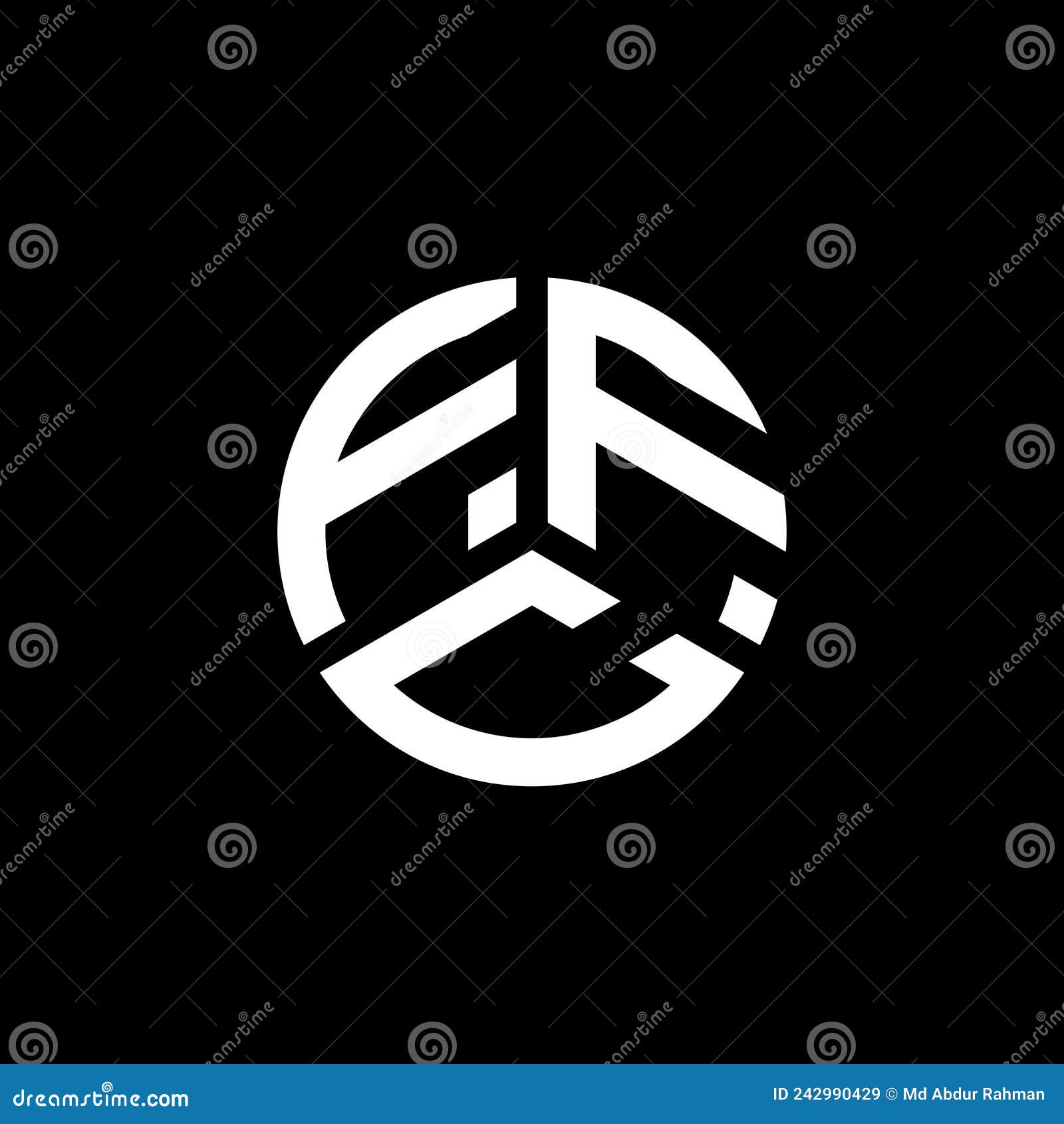 FFC Letter Logo Design on White Background. FFC Creative Initials ...
