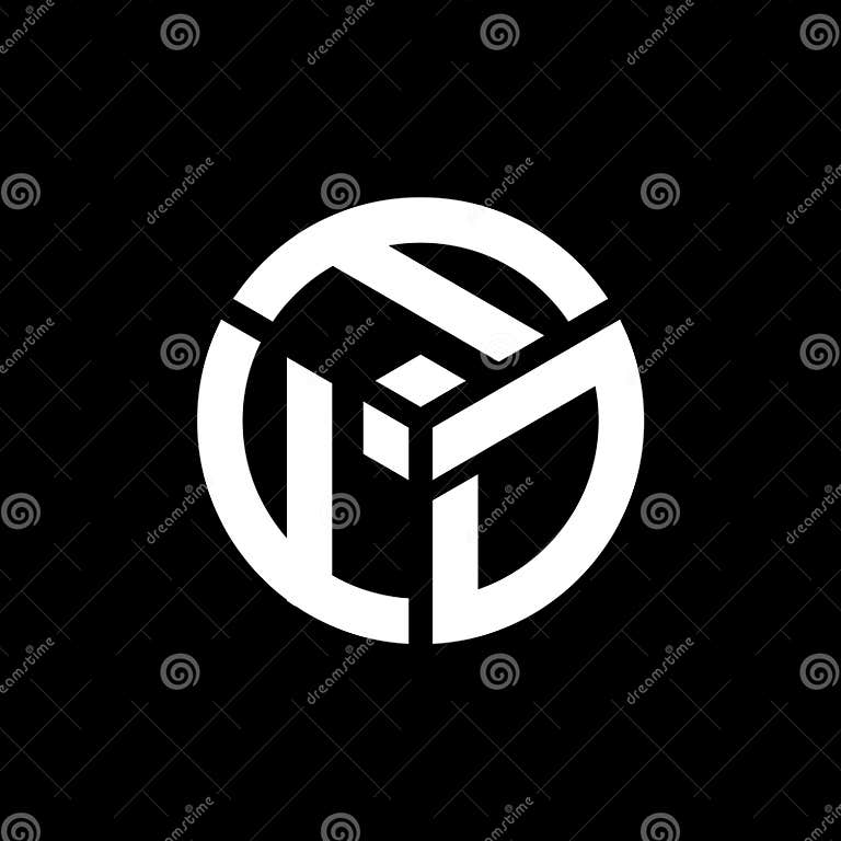 FFD Letter Logo Design on Black Background. FFD Creative Initials ...