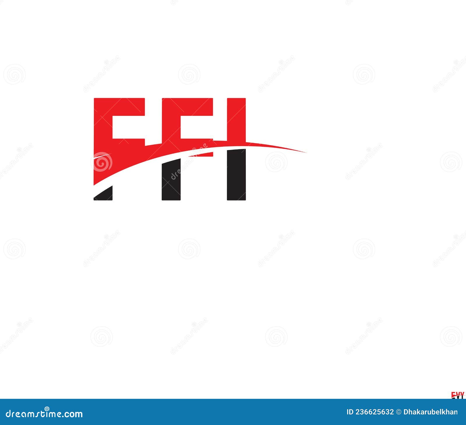 FFI Letter Initial Logo Design Vector Illustration Stock Vector ...