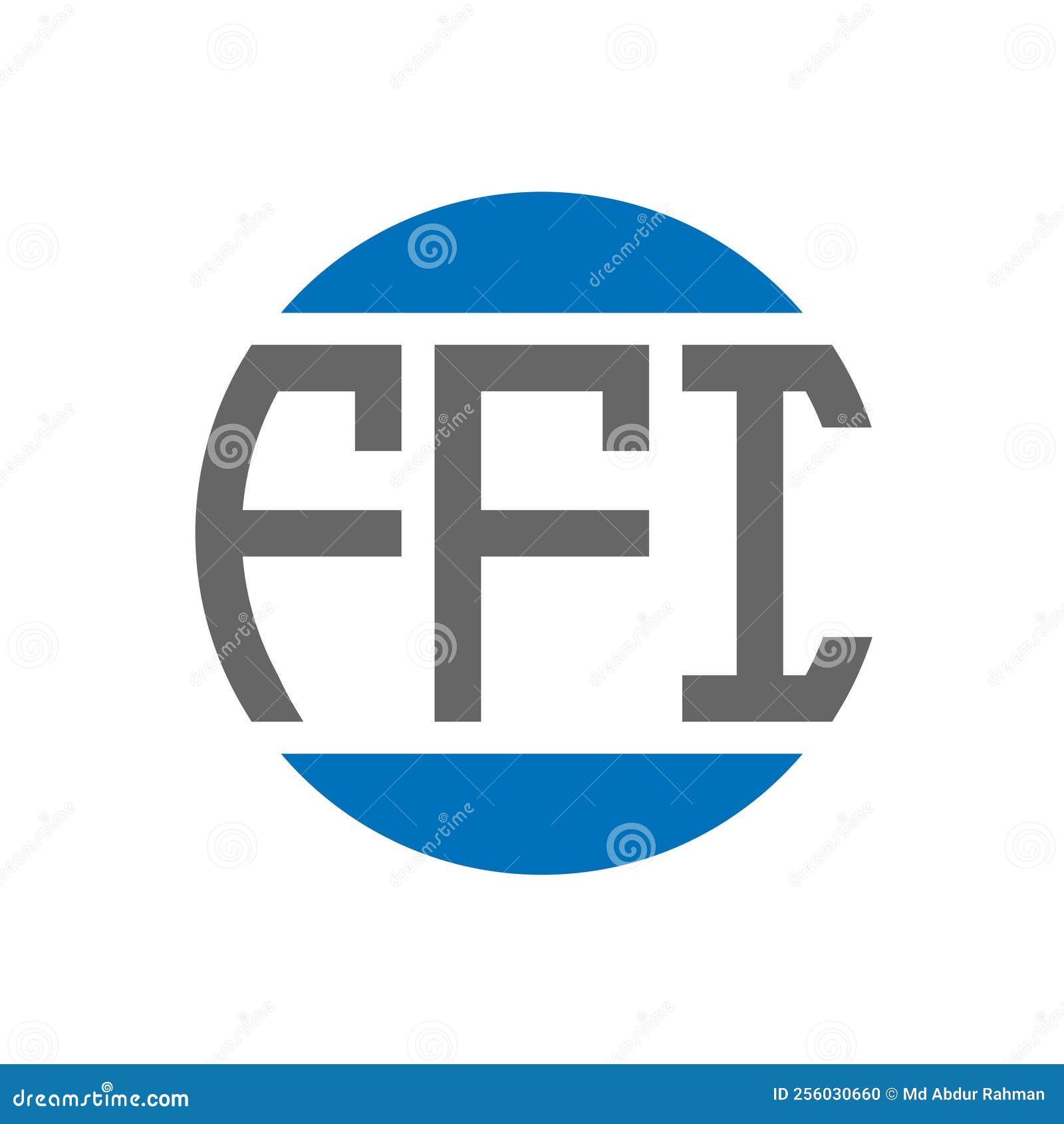 FFI Letter Logo Design on White Background. FFI Creative Initials ...