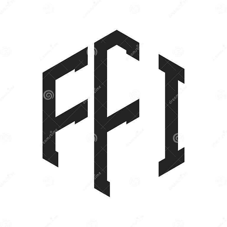 FFI Logo Design. Initial Letter FFI Monogram Logo Using Hexagon Shape ...