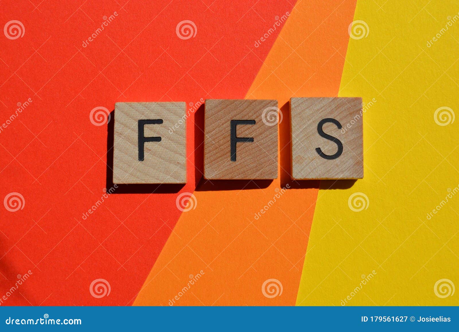 FFS, Internet Slang or Text Speak Stock Image - Image of amazed, cube ...