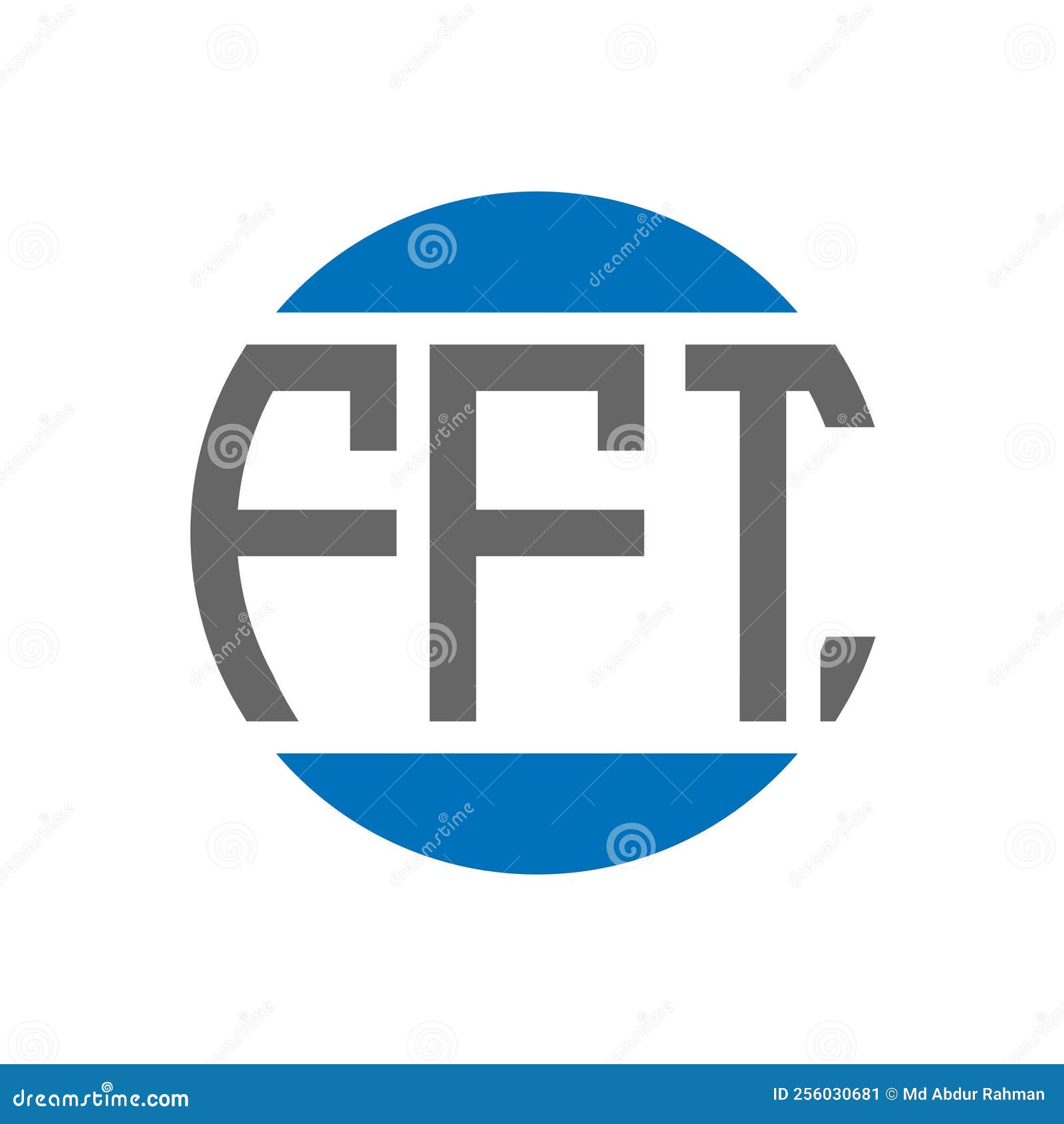 FFT Letter Logo Design on White Background. FFT Creative Initials ...