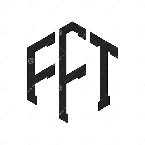 FFT Logo Design. Initial Letter FFT Monogram Logo Using Hexagon Shape ...