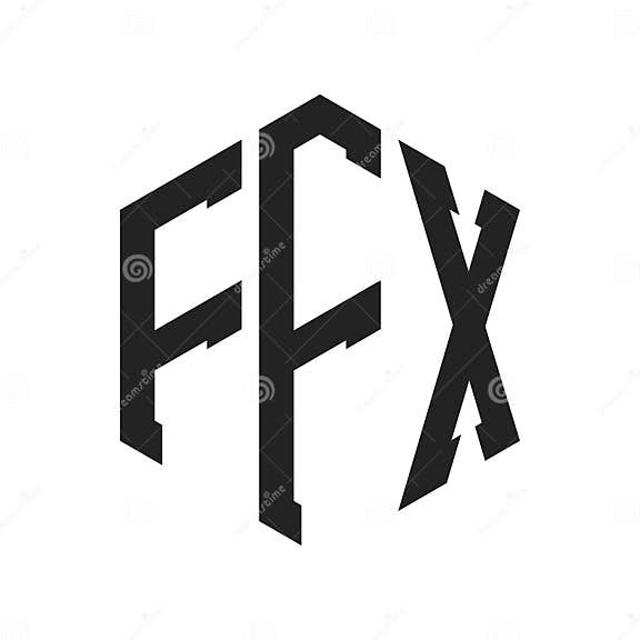 FFX Logo Design. Initial Letter FFX Monogram Logo Using Hexagon Shape ...