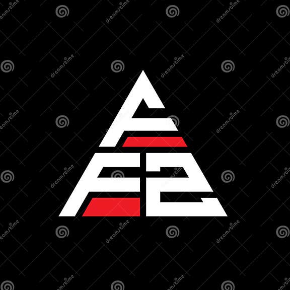 FFZ Triangle Letter Logo Design with Triangle Shape. FFZ Triangle Logo ...