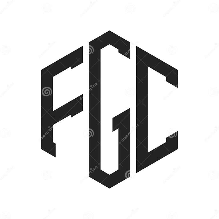 FGC Logo Design. Initial Letter FGC Monogram Logo Using Hexagon Shape ...