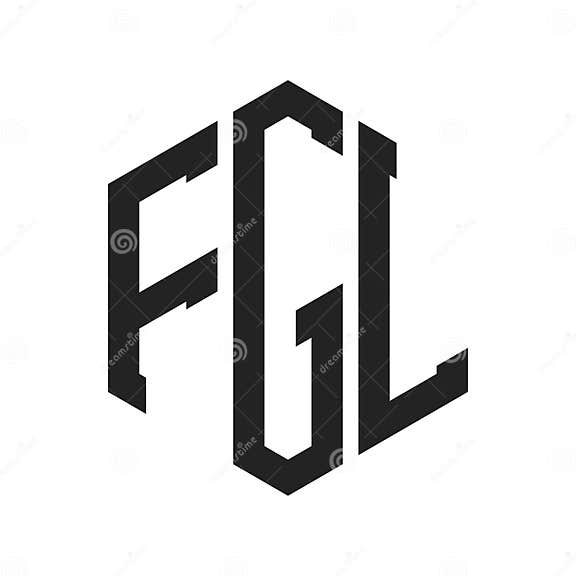 FGL Logo Design. Initial Letter FGL Monogram Logo Using Hexagon Shape ...