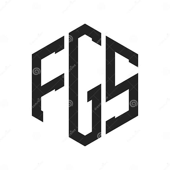 FGS Logo Design. Initial Letter FGS Monogram Logo Using Hexagon Shape ...