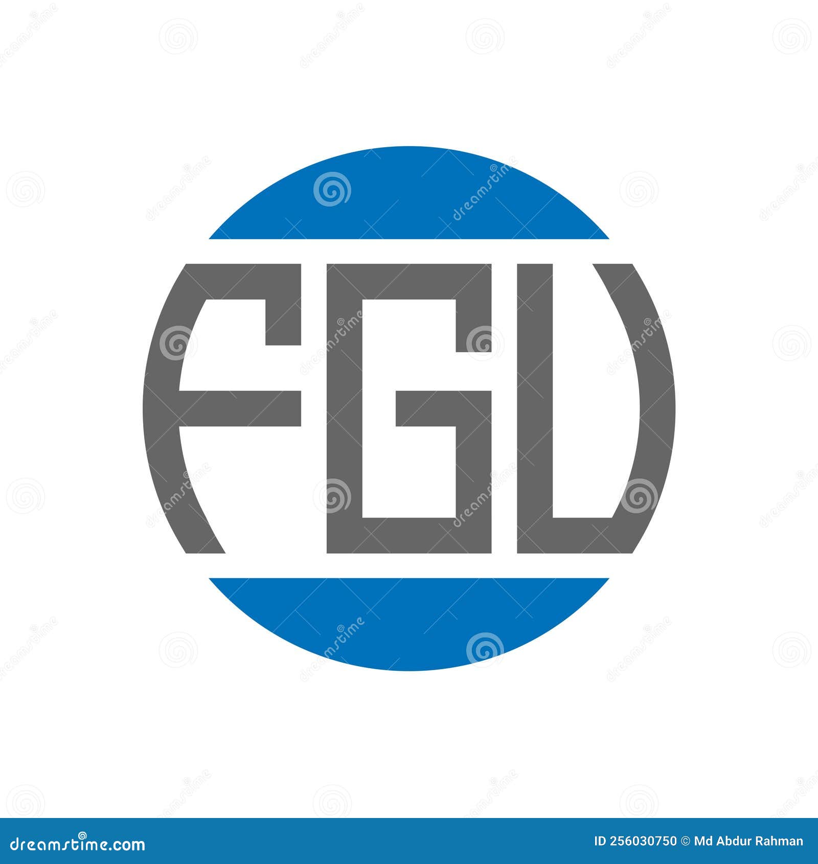 FGU Letter Logo Design on White Background. FGU Creative Initials ...