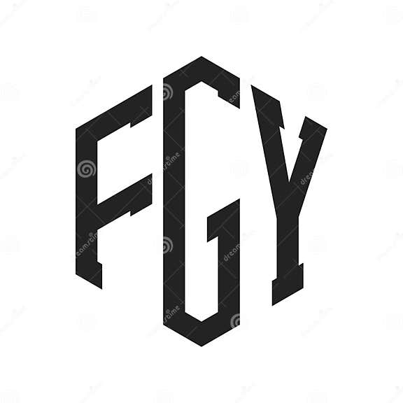 FGY Logo Design. Initial Letter FGY Monogram Logo Using Hexagon Shape ...