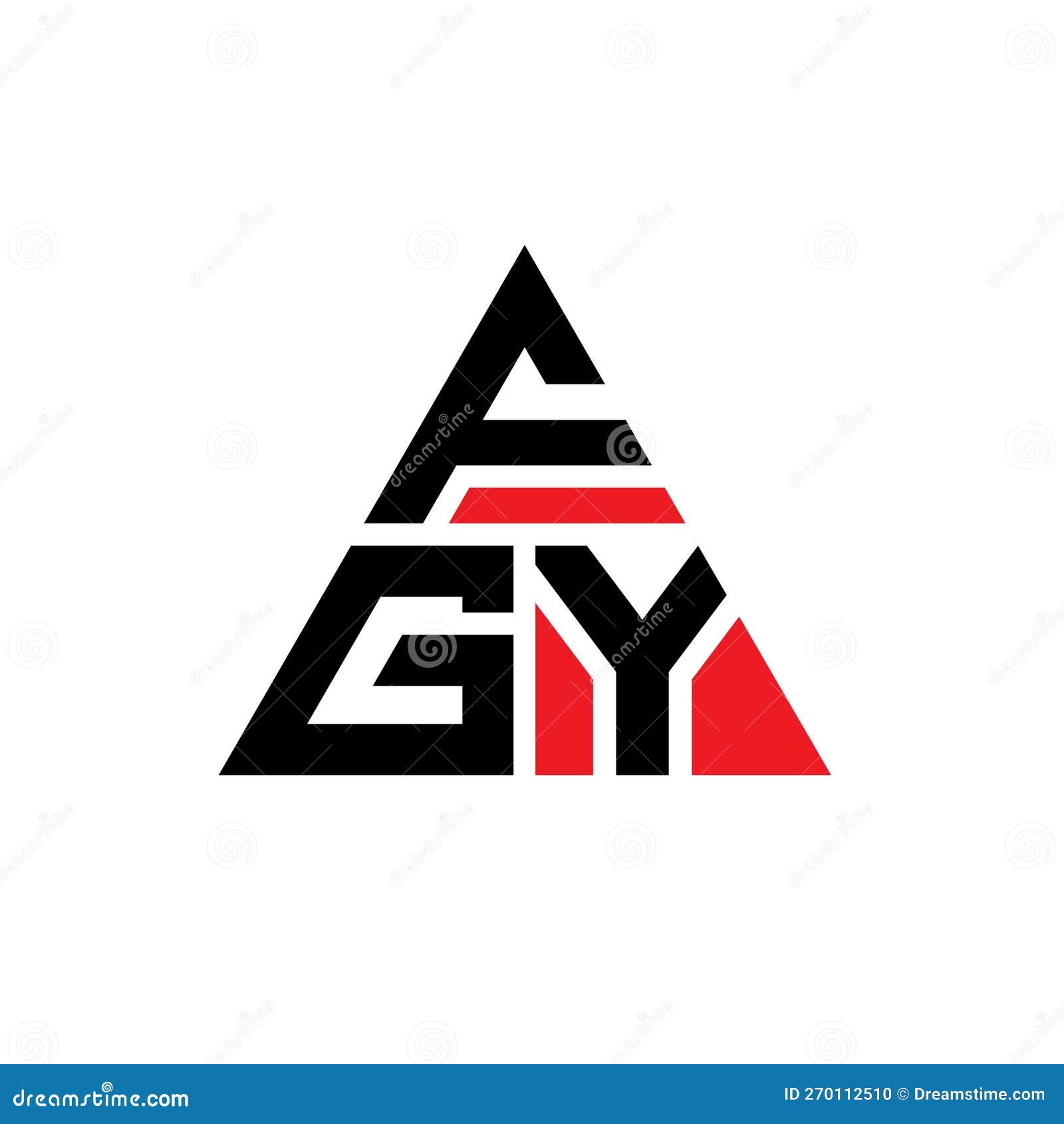 FGY Triangle Letter Logo Design with Triangle Shape. FGY Triangle Logo ...