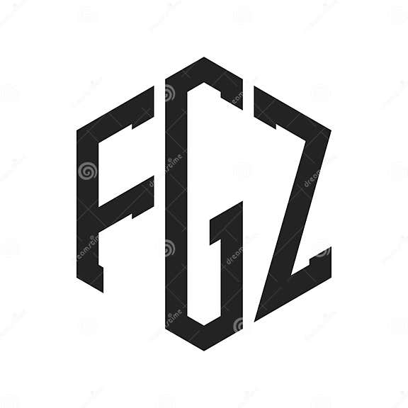 FGZ Logo Design. Initial Letter FGZ Monogram Logo Using Hexagon Shape ...