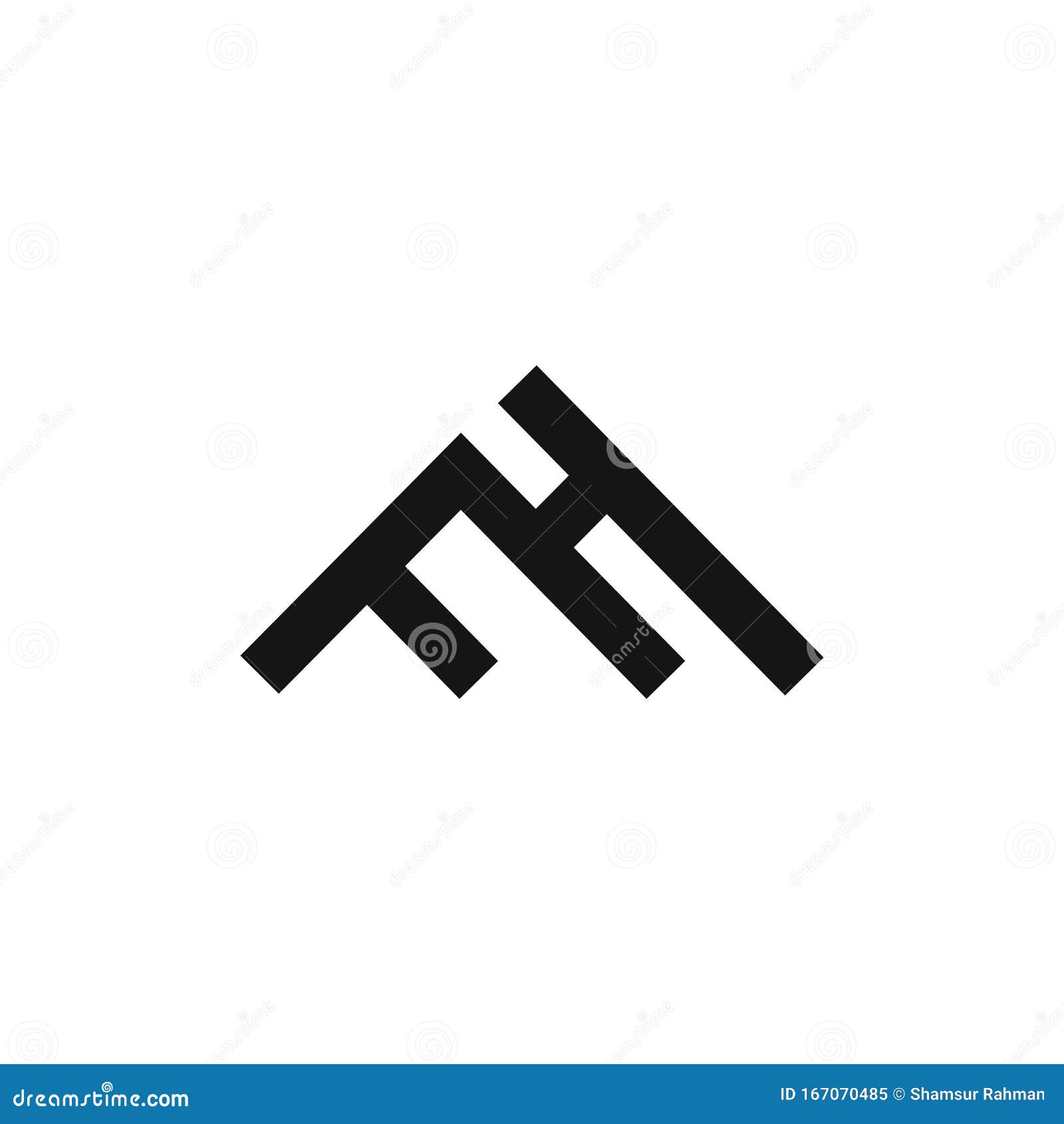 Initial Letter Fh or Hf Logo Vector Logo Designs Stock Vector ...