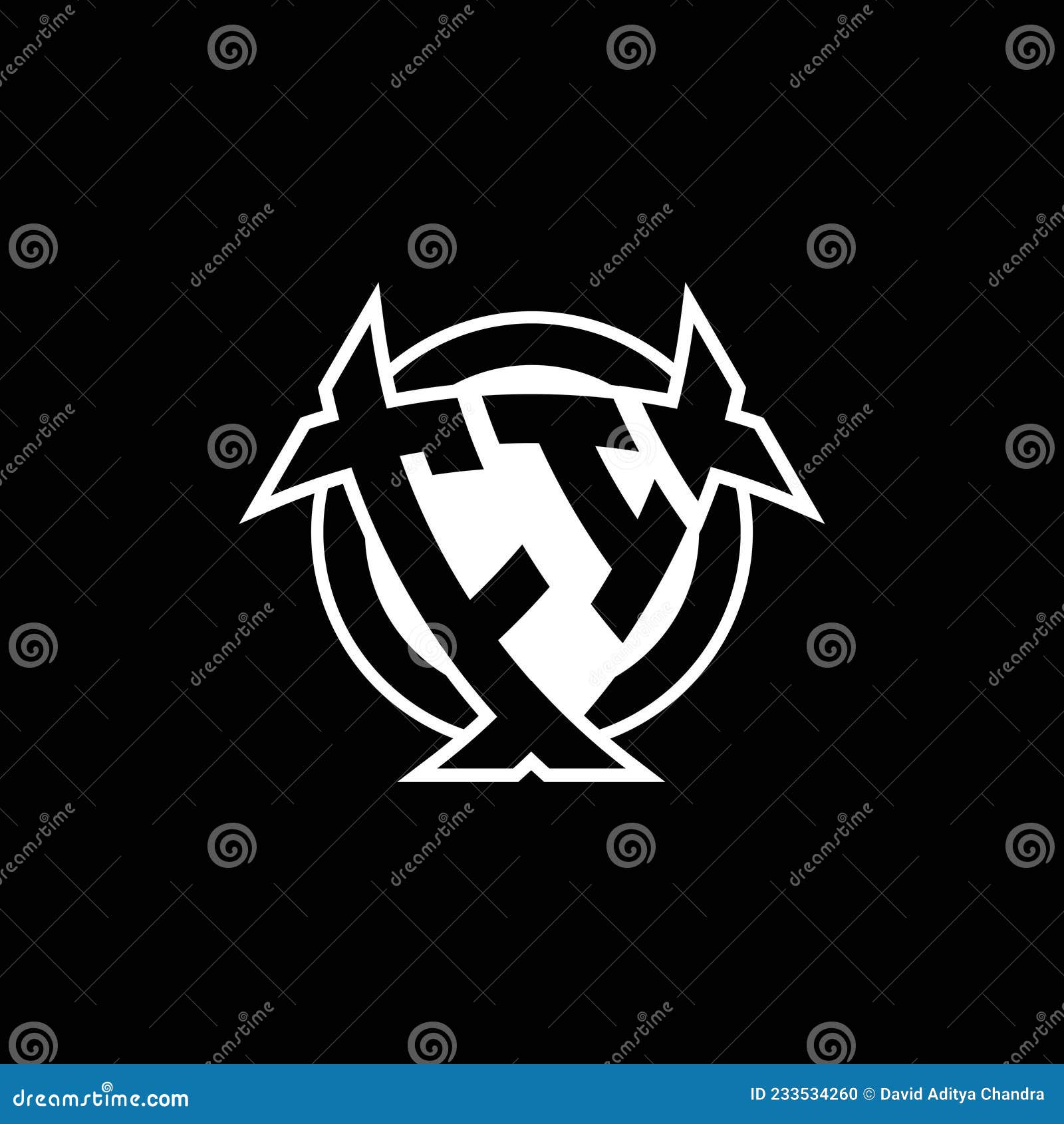 FI Logo Monogram Triangle Shield and Circle Shape Stock Vector ...