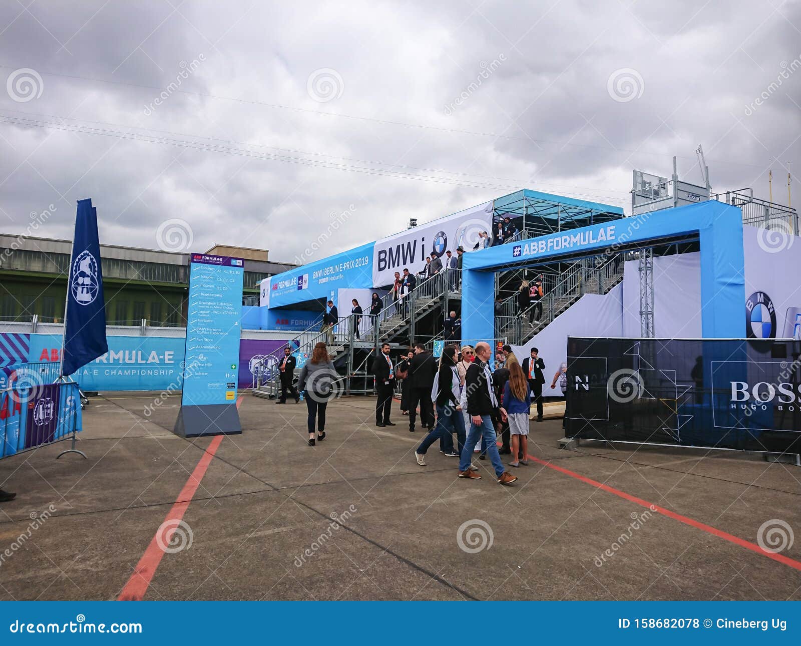 FIA Formula E E-prix Racing Car Circuit Editorial Stock Photo - Image ...