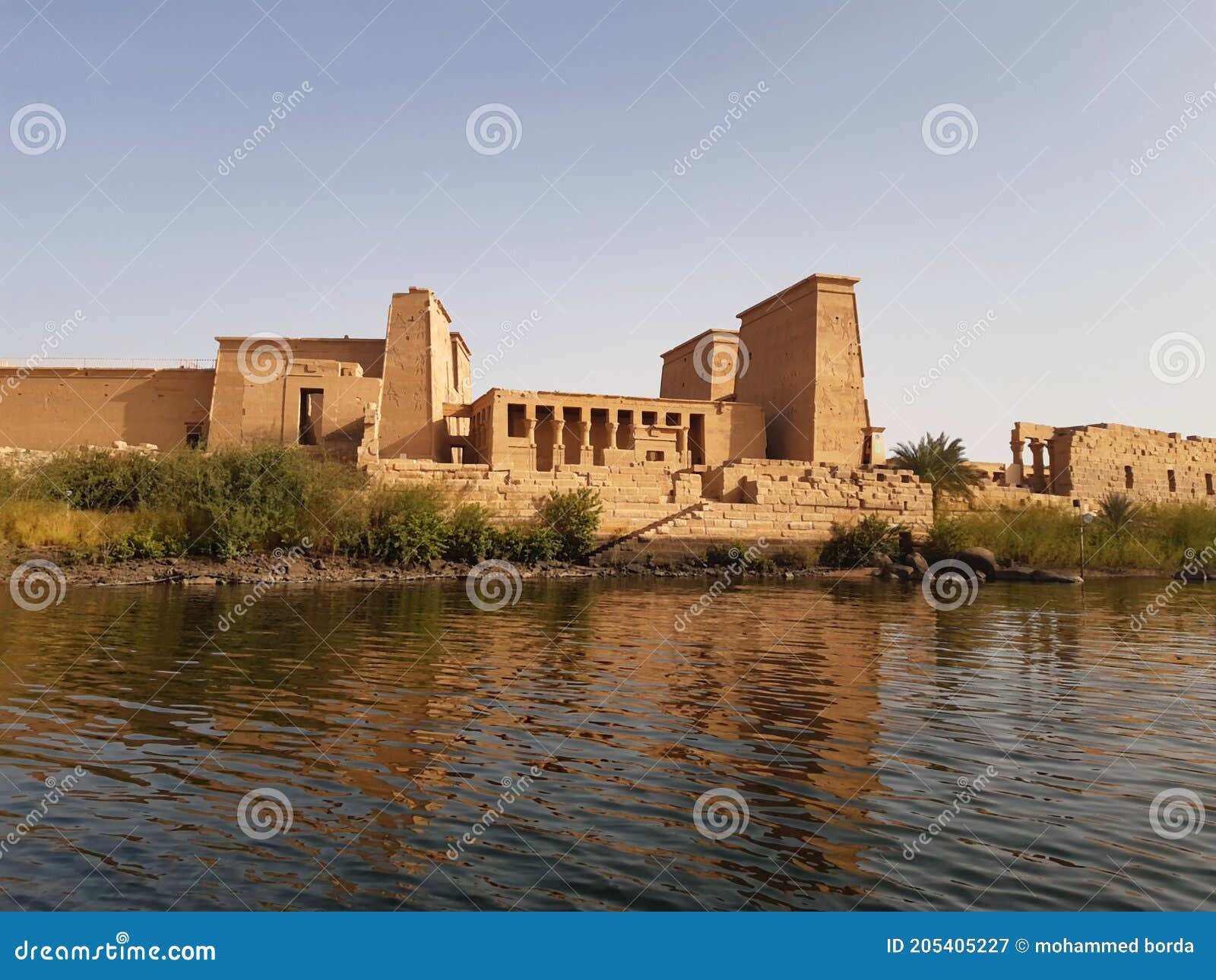 Fiala temple stock image. Image of egypt, history, temple - 205405227