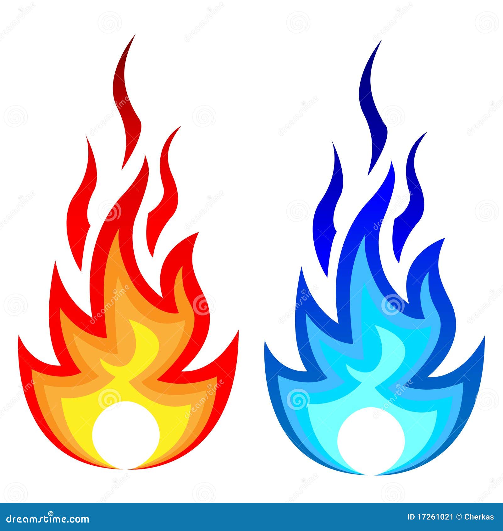 Fiamma illustrazione vettoriale. Illustrazione di fuoco - 17261021