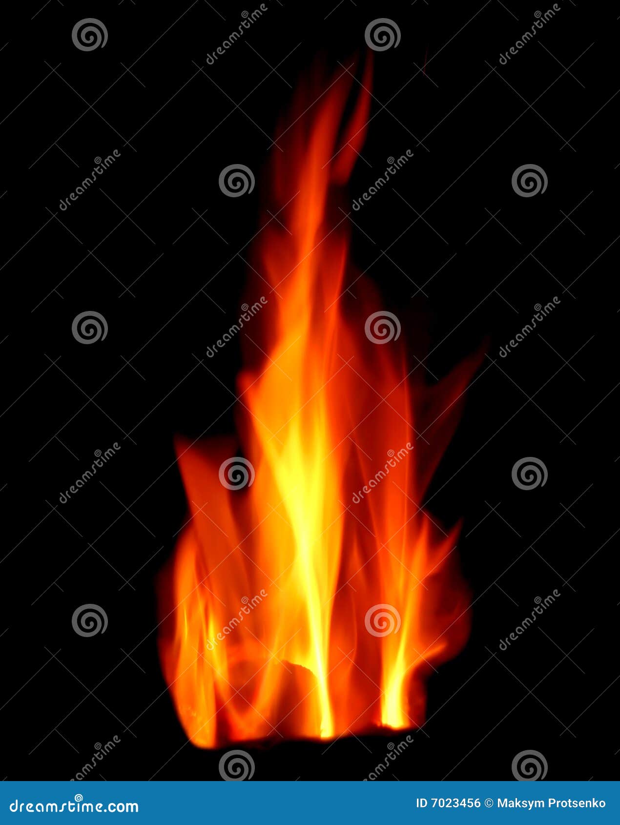 Fiamma del fuoco fotografia stock. Immagine di accensione - 7023456