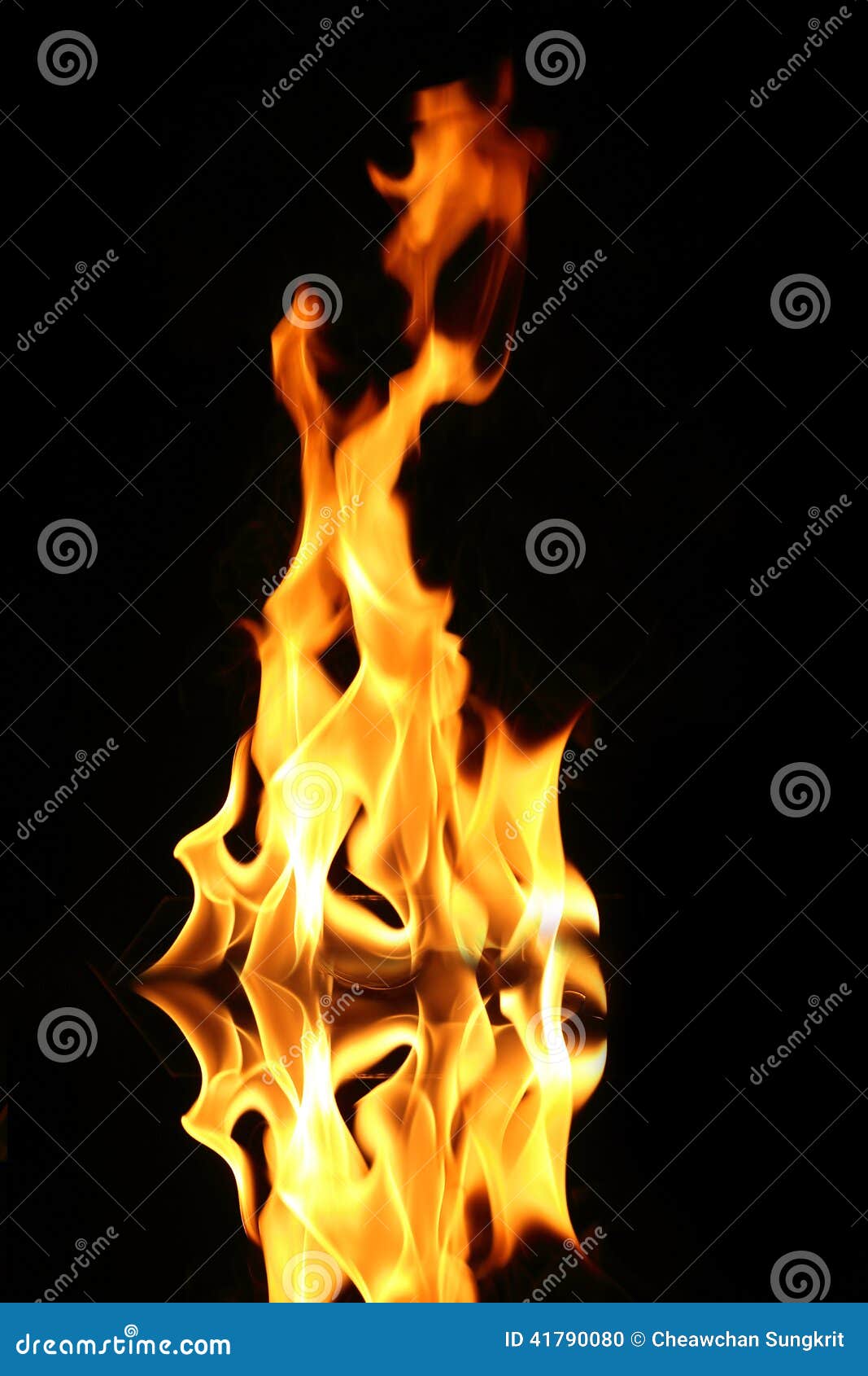 Fiamma di fuoco fotografia stock. Immagine di nero, fiamma - 41790080