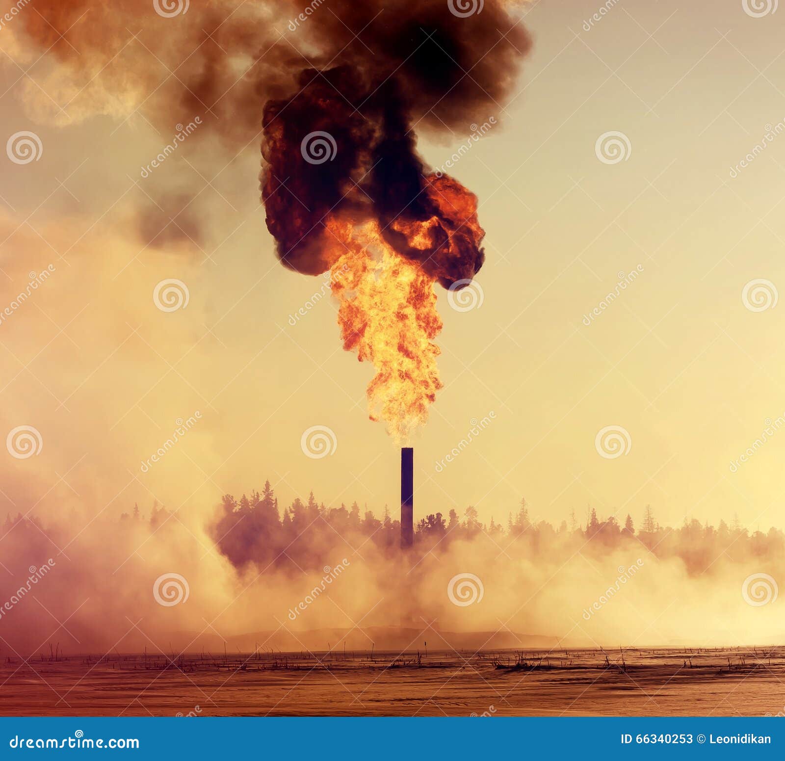 Fiammata del gas immagine stock. Immagine di tubo, energia - 66340253