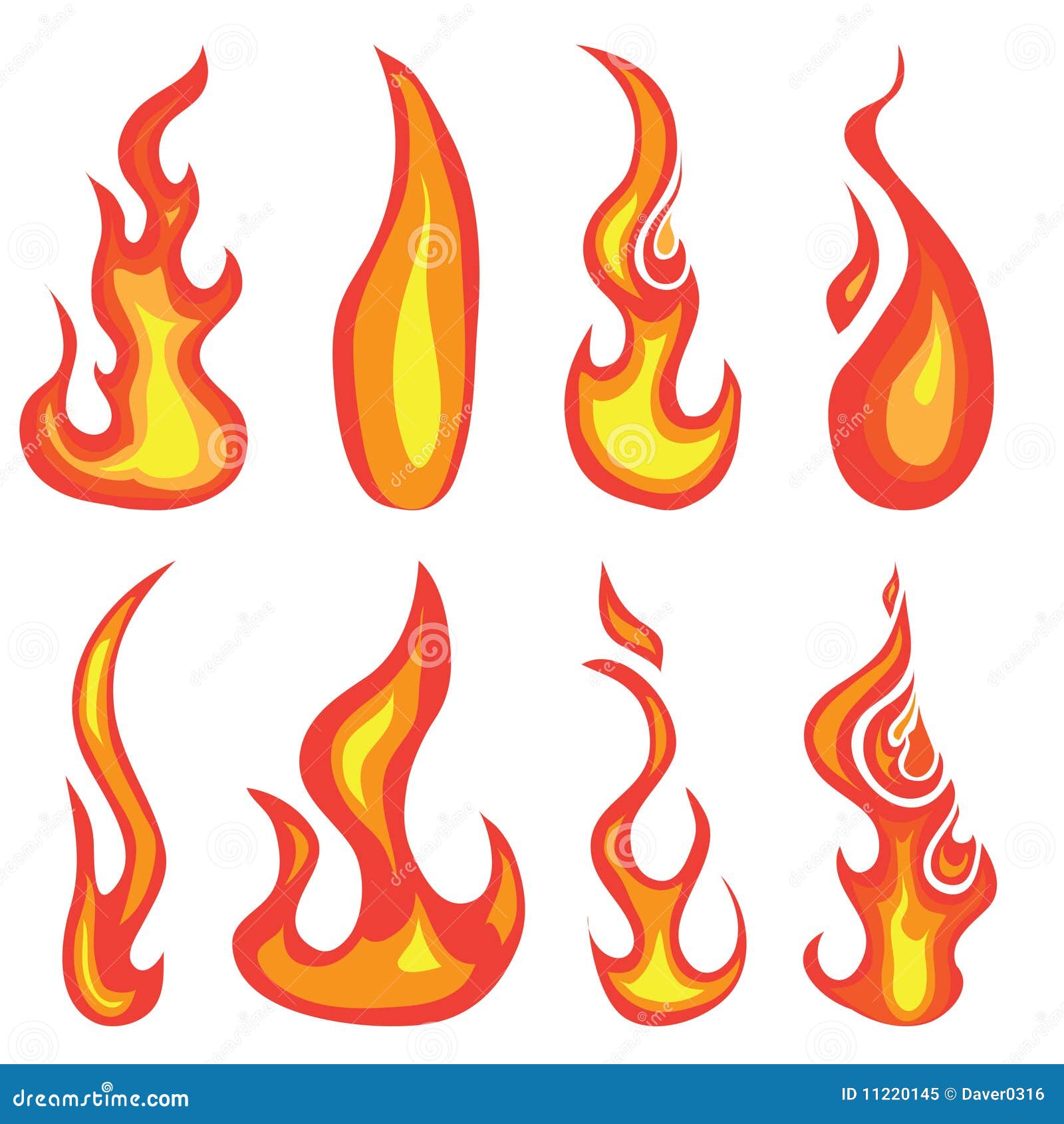 Fiamme illustrazione vettoriale. Illustrazione di sfondo - 11220145