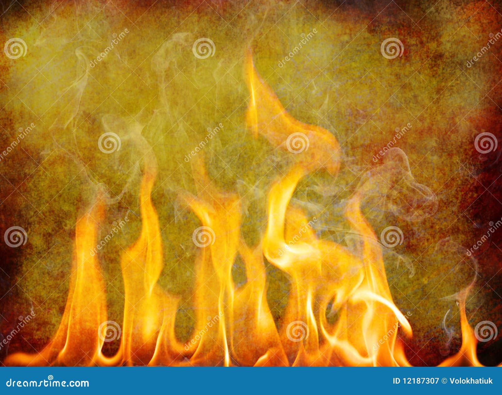 Fiamme del fuoco immagine stock. Immagine di inferno - 12187307