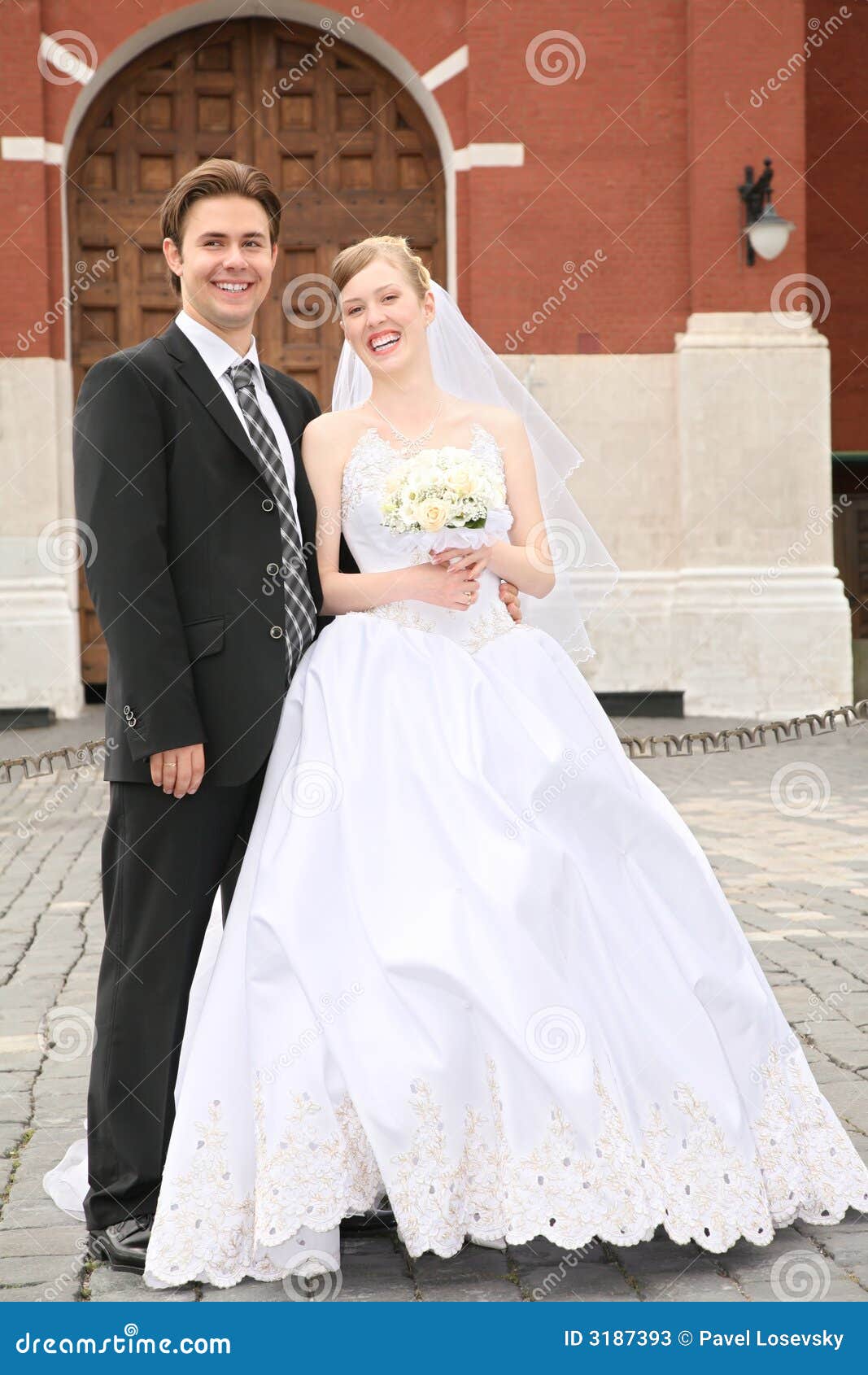 Fiance with the bride stock image. Image of marry, married - 3187393