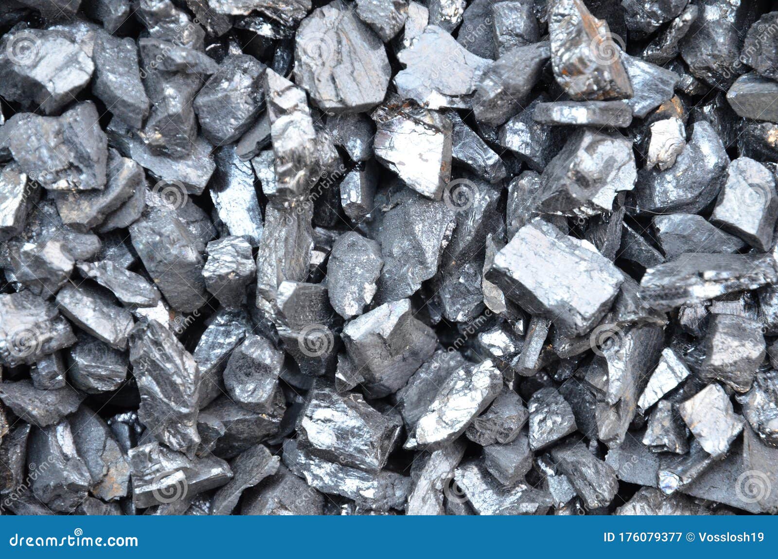 Fine Coal Anthracite Fine Fraction after Sieving in Dry. Stock Image ...