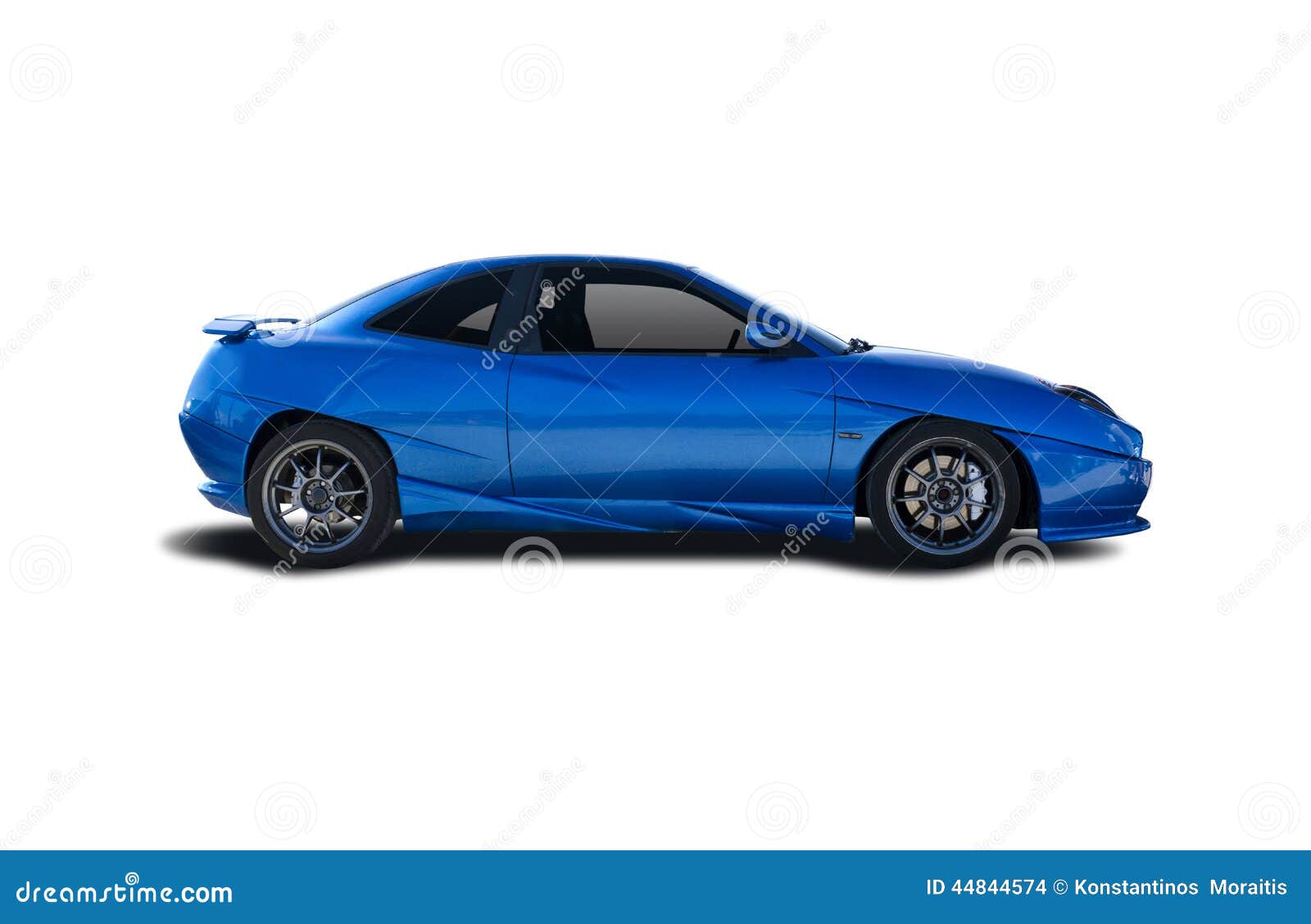 Fiat coupe stock photo. Image of coupe, blue, italian - 44844574