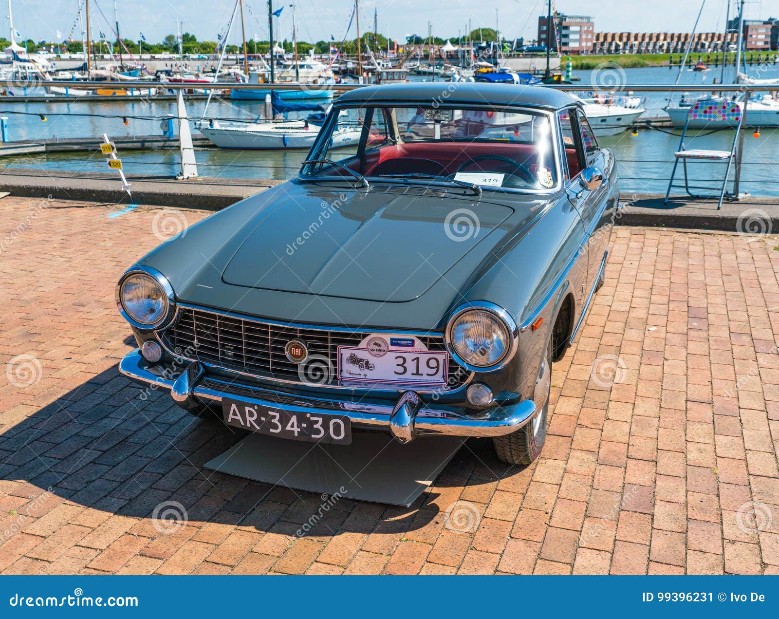 Fiat Oldtimer at the Annual National Oldtimer Day in Lelystad Editorial ...