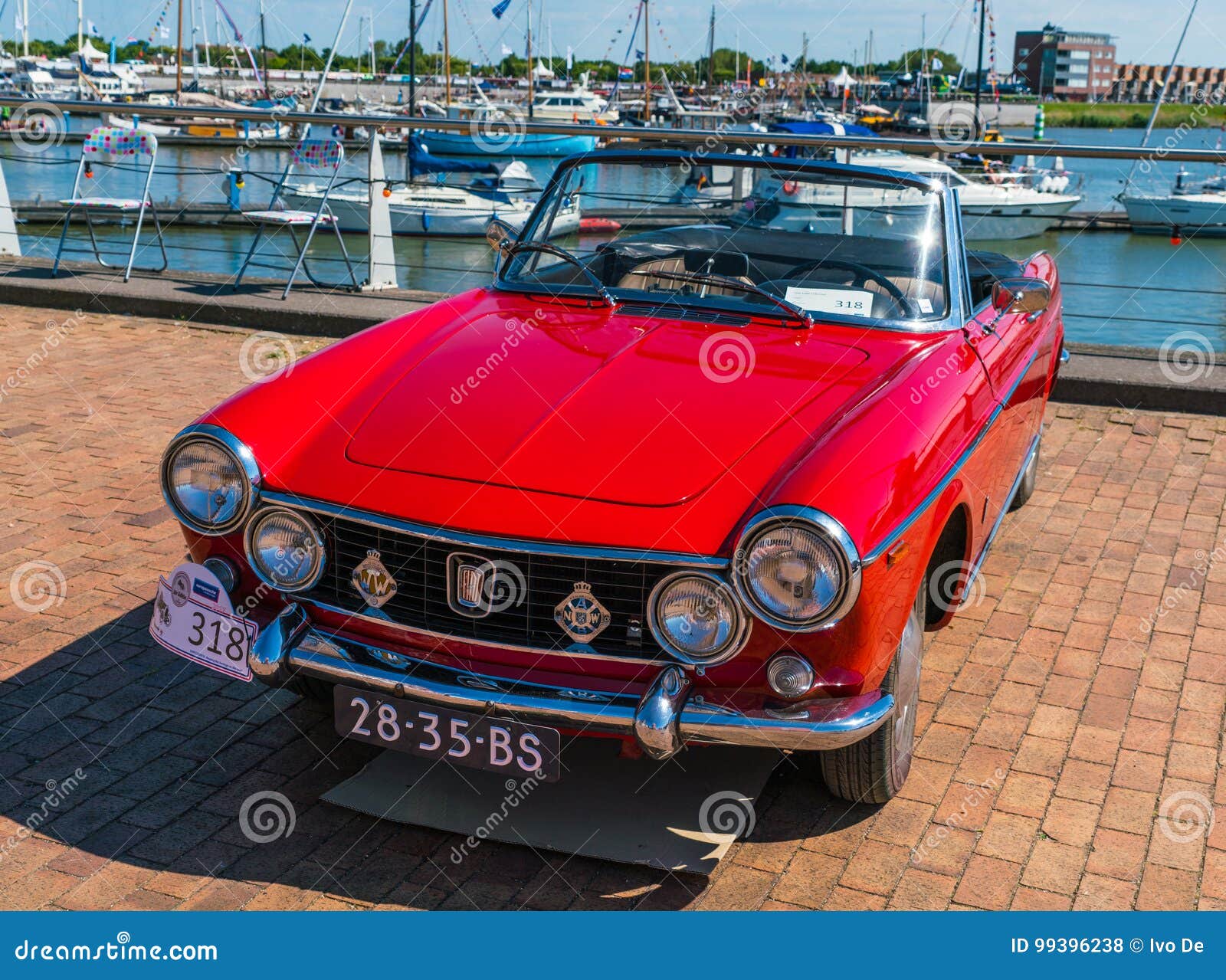 Fiat Oldtimer at the Annual National Oldtimer Day in Lelystad Editorial ...